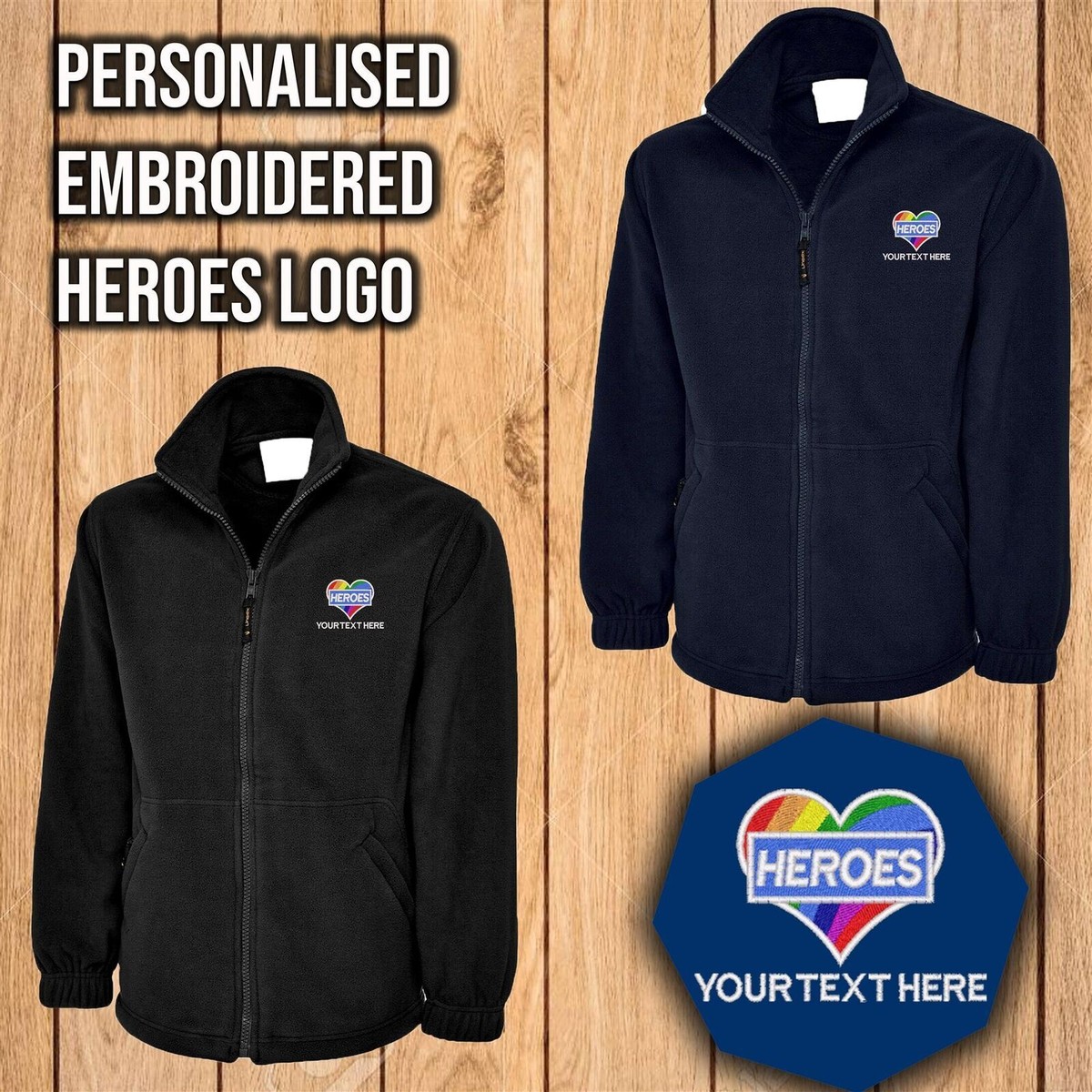 Work Fleeces With Logo
