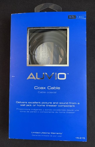 Auvio 6-ft. Coax Cable 15-215 40293019051 | eBay