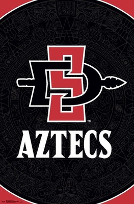 NCAA San Diego State Aztecs Logo Pin Sports & Outdoors Sports Souvenirs ...