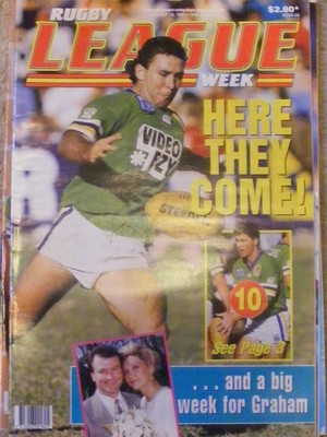 Rugby League Week Vol 22 no 27 August 14 1991 very good condition ...