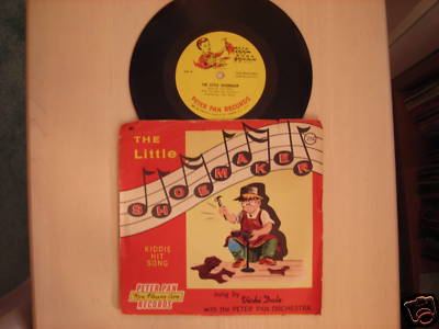 Peter Pan Records THE LITTLE SHOEMAKER 7" 78 RPM 1955 | eBay
