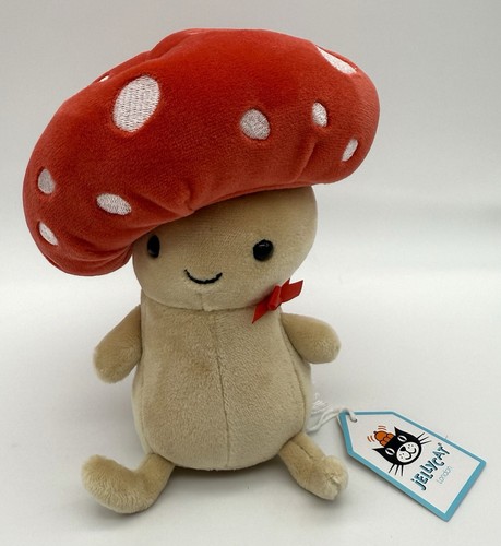 NWT Jellycat “Fun-Guy Robbie” the Red Mushroom Fungi Plush Toy | eBay