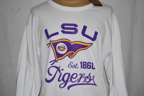Three Square LSU Tigers Pine Top Old Standard Long Sleeve Graphic T ...