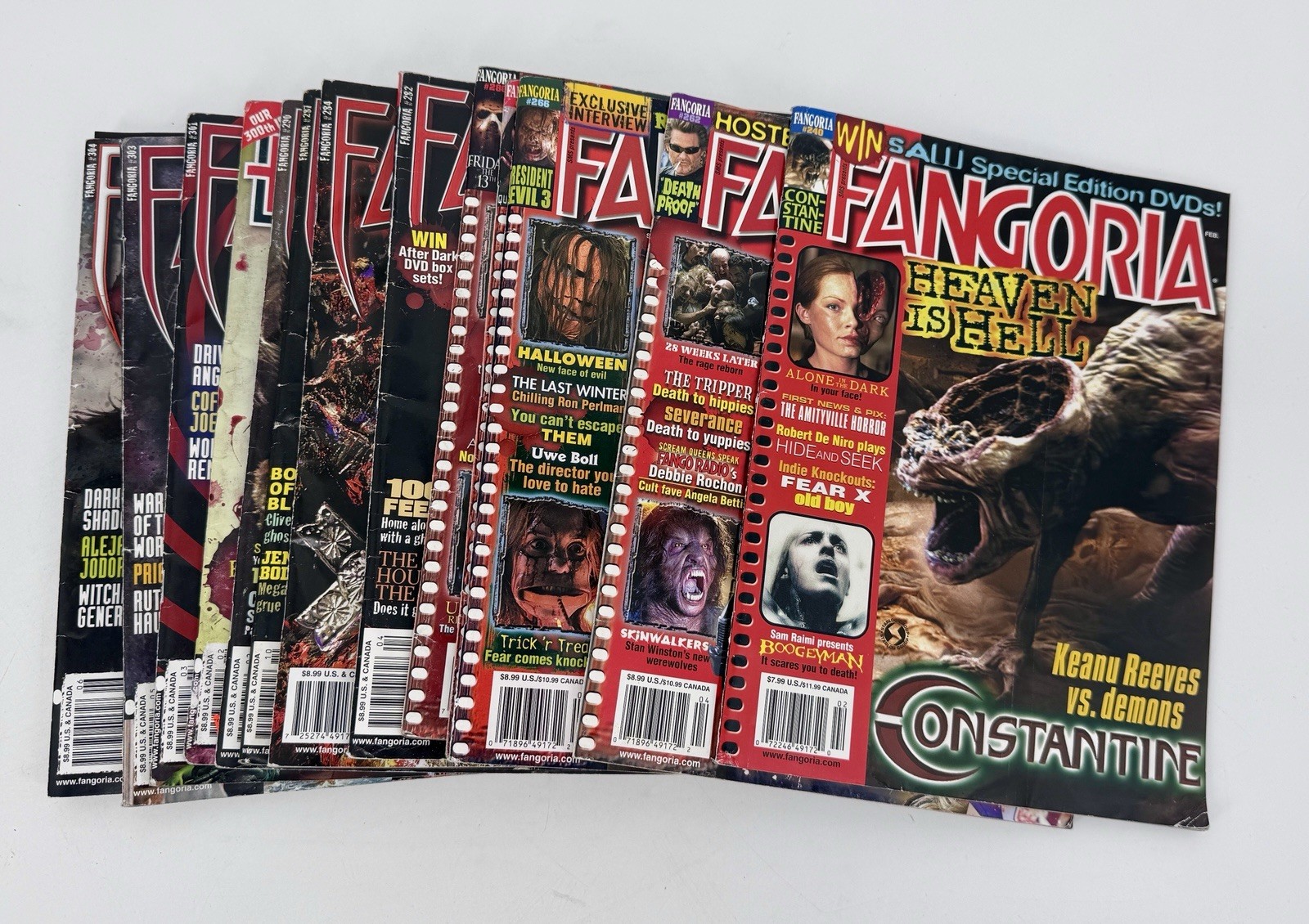 Fangoria Magazine Lot of 14 Horror Movie Issues Friday 13th Zombieland ...