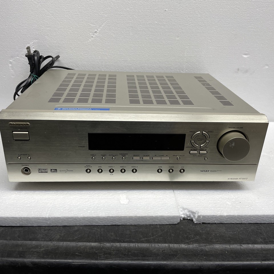Onkyo Home Theater AV Receiver HT-R410 Tested Digital Surround See ...