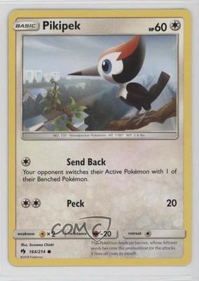 Pikipek Pokemon Sun & Moon Lost Thunder #164 | eBay