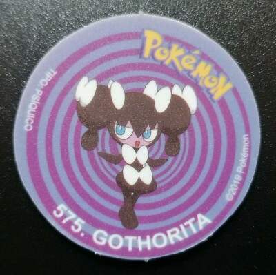 TAZO POKEMON DKV #575 GOTHORITA 2019 Unova PERU South America Pogs Taps ...
