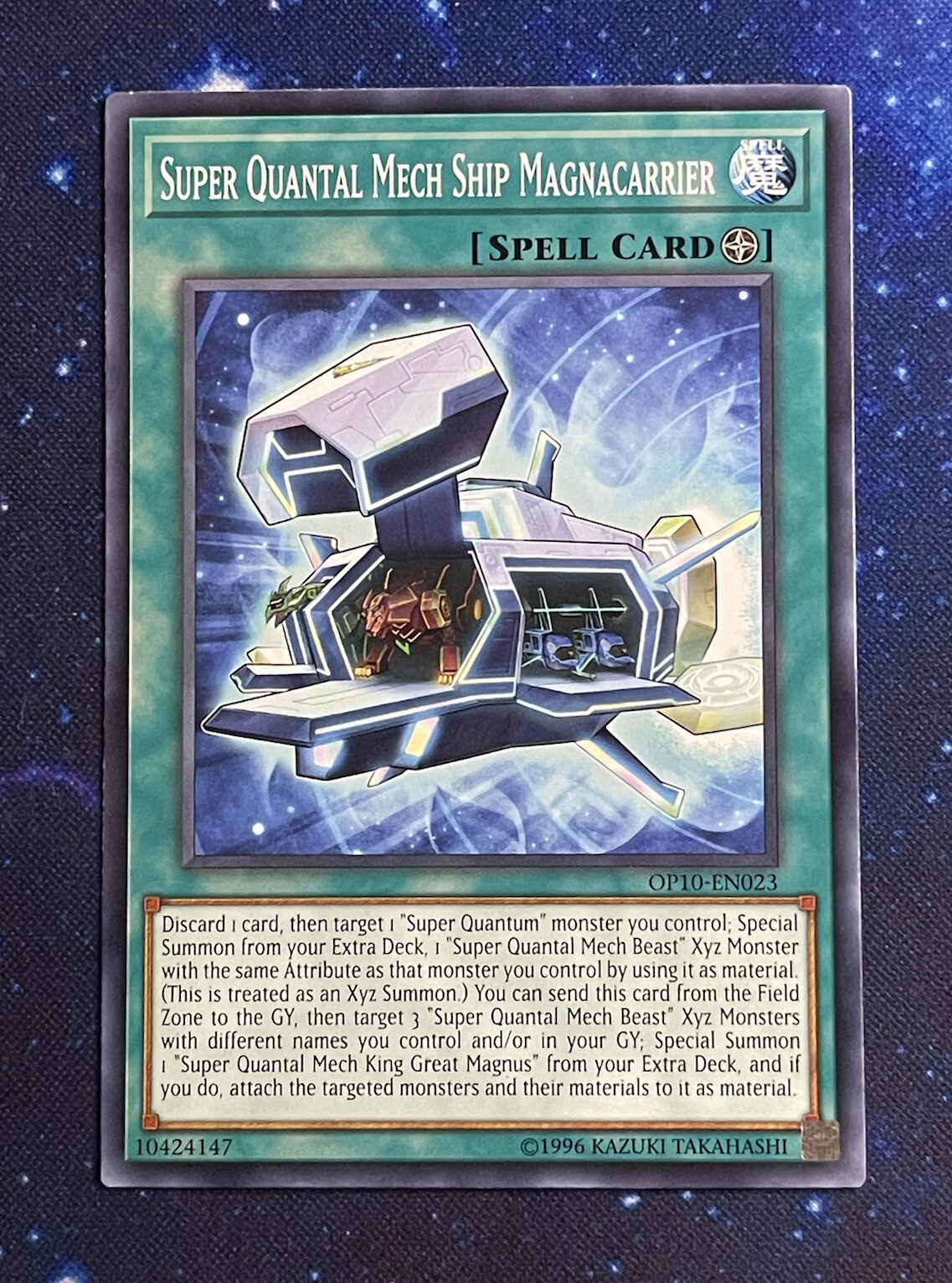 Super Quantal Mech Ship Magnacarrier OP10-EN023 OTS Tournament Pack 10 ...