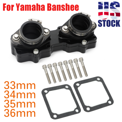 ATV 33mm 34mm 35mm 36mm Carb Billet Intake Manifolds Boot for Yamaha ...