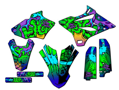 2015-2018 YZ 85 ZANY Blue Senge Graphics Kit Compatible with Yamaha | eBay