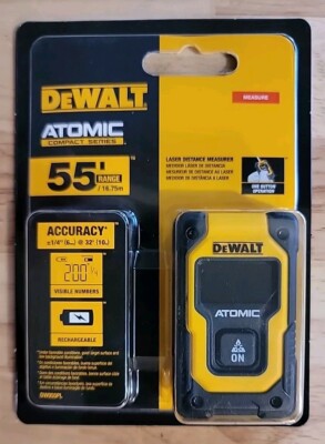 Dewalt DW055PL Atomic Compact Series Laser Distance Measurer. New ...