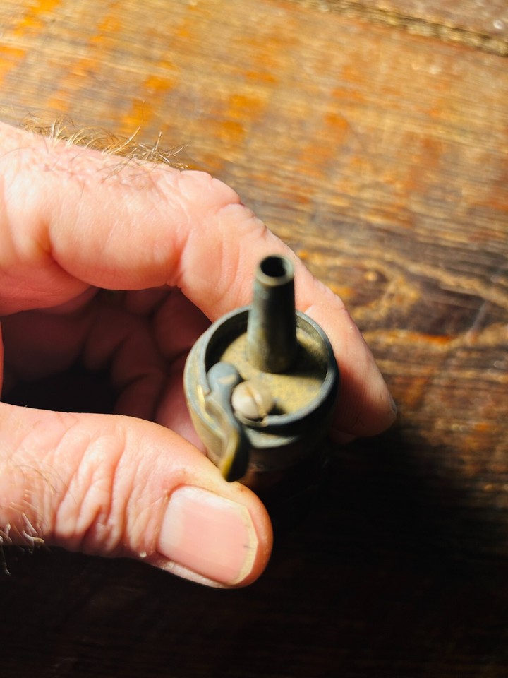 Antique Eagle Powder Flask For Colt Baby Dragoon Or Pocket Pistol Black ...