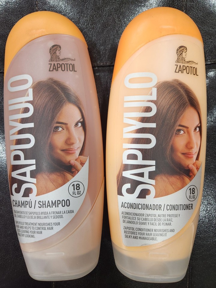 ZAPOTOL SHAMPOO & CONDITIONER SAPUYULO 18 FL OZ EACH MADE USA CONTROL ...