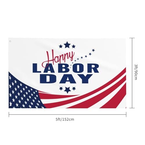 Flags 3x5 Foot For Outdoors Decoration Happy Labor Day | eBay
