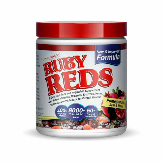 New Vitality Ruby Reds Superfood Fruit and Vegetable Powder Supplement ...