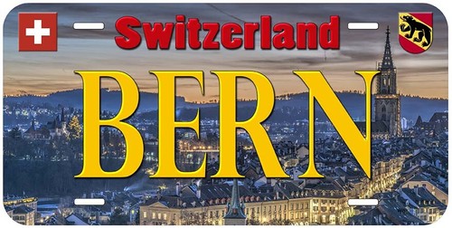 Bern Switzerland Aluminum Novelty Car License Plate | eBay