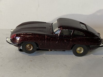 Vintage Jaguar XKE Purple Candy Colored AURORA T-Jet Thunderjet HO Slot ...