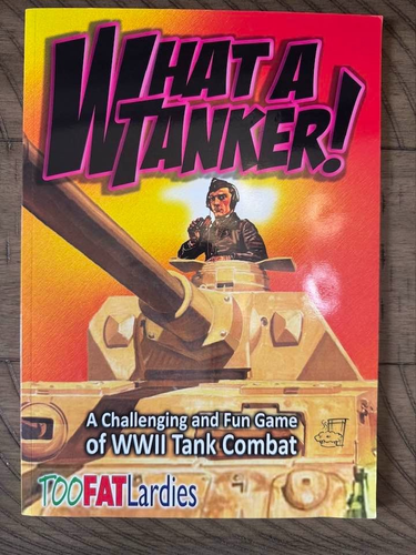WHAT A TANKER! CHALLENGING WWII TANK COMBAT Wargame Rule Book Too Fat ...