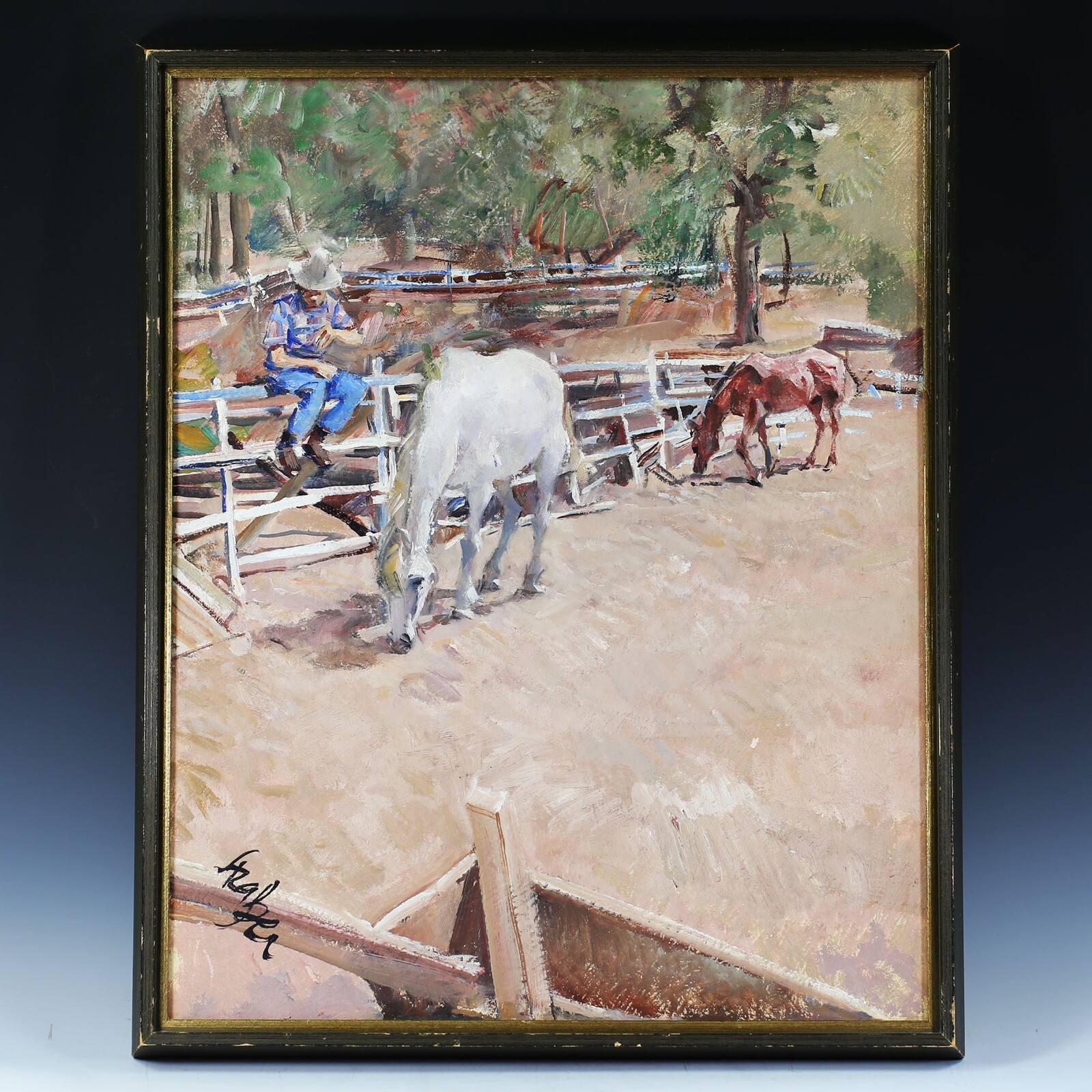 Austrian Roland Strasser 1895-1974 Vintage oil board painting important ...