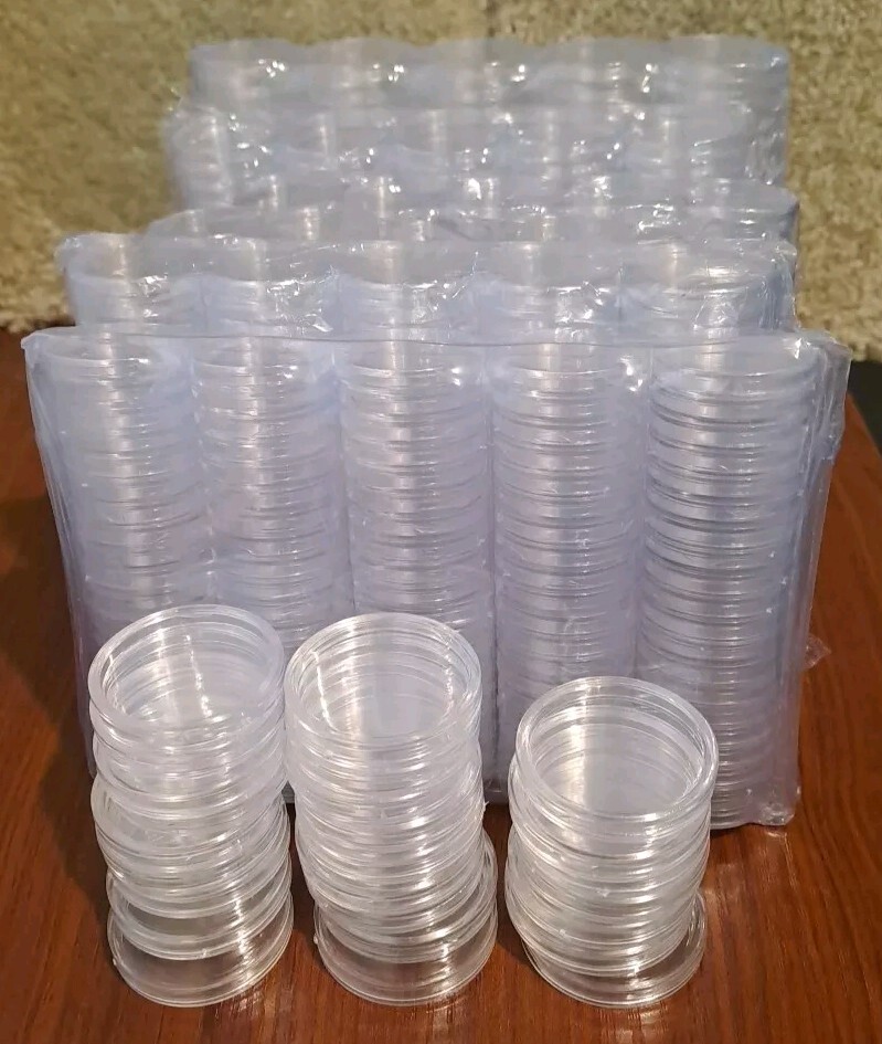 Round Coin Capsules Various Sizes By coin_lovers | eBay