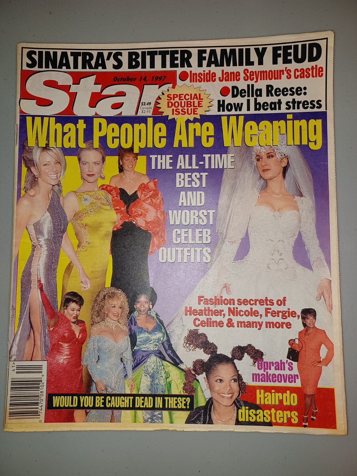 Star tabloid Oct 14 1997 Jane Seymour Frank Sinatra Elizabeth Taylor ...