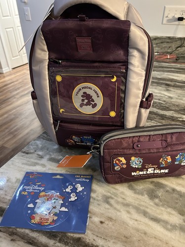 Disney Parks Backpack Lug 2025 RunDisney Wine & Dine Hopper & Coupe Lx ...