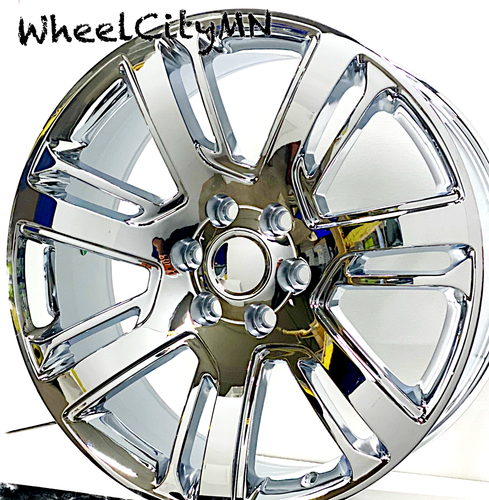 22" Chrome OE 84497728 Replica 4738 Wheels fits 2016 Cadillac Escalade ...