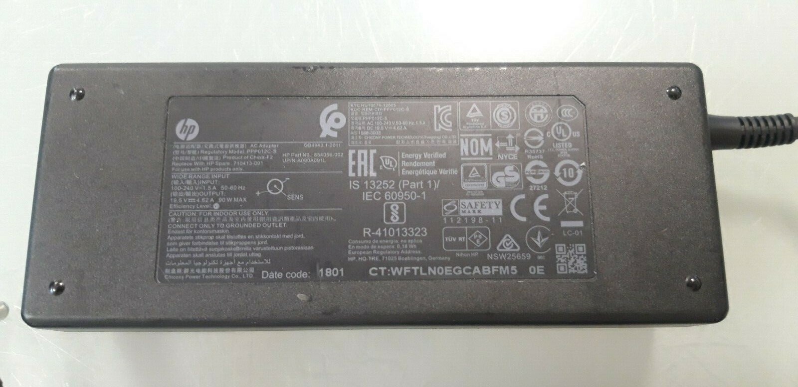 HP PPP012C-S 19.5V 4.62A 90W Laptop Charger Adapter | eBay UK