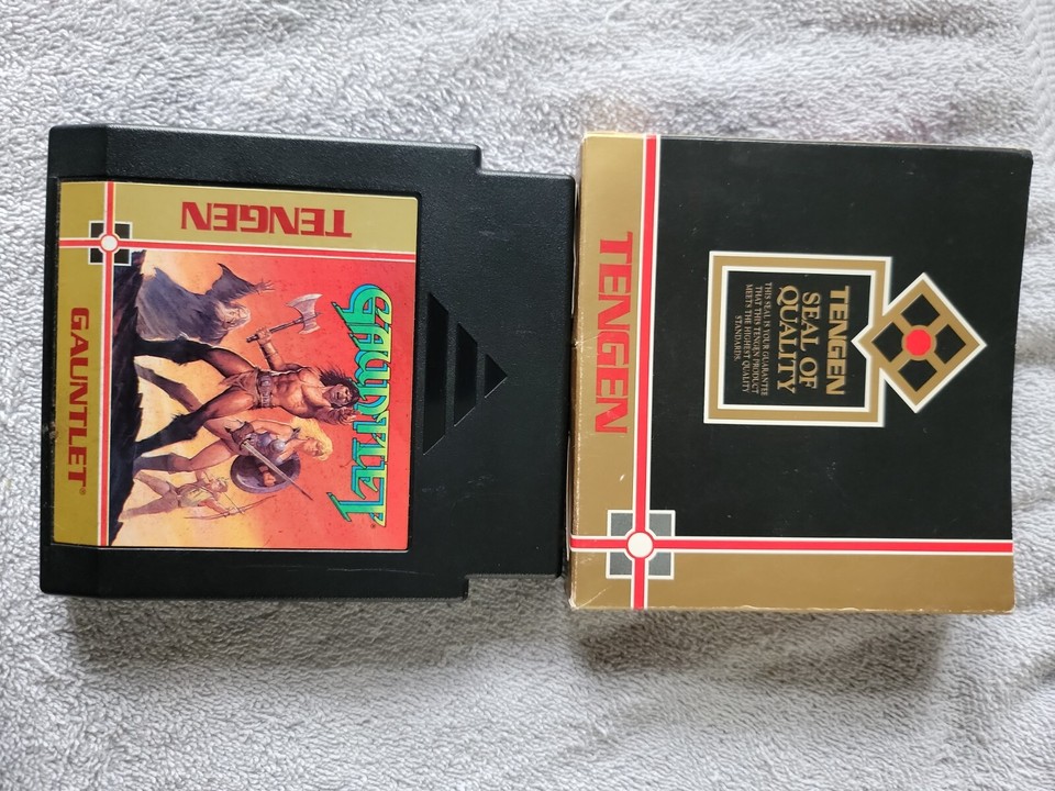 Vintage Gauntlet Nintendo NES Game Cartridge Tengen With Box | eBay