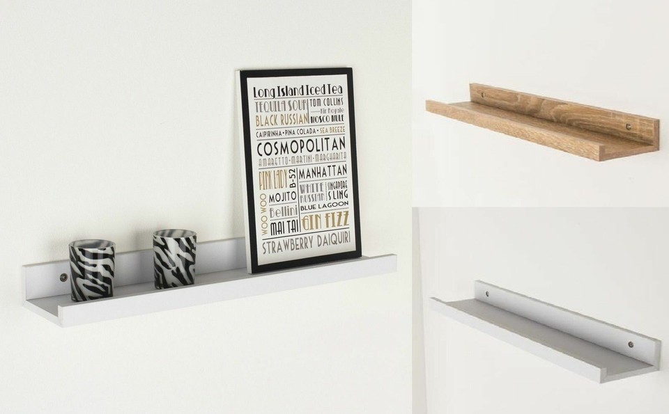 DURA FRAME DISPLAY WALL MOUNTED SHELVE SHELF RACK HOLDER SLIM FIXINGS ...