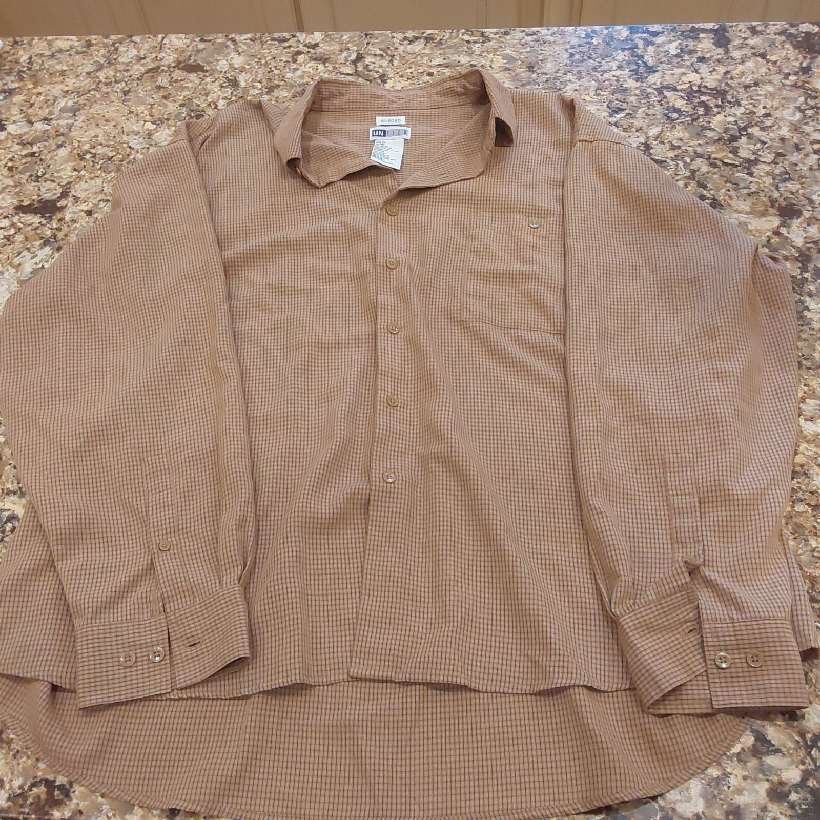 VTG Men's UNTIED Button Front Long Sleeve Shirt 2XL Sueded | eBay