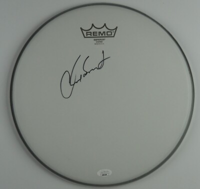 Chad Smith Red Hot Chili Peppers JSA Autograph Signed Drum Head 12" | eBay