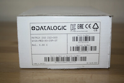 937501039 DATALOGIC Matrix 210 212-000 WVGA-MED-90-25P-ST Image Based 2D Reader | eBay