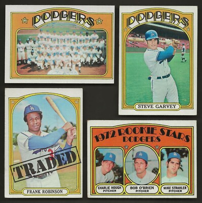 1972 Topps Los Angeles Dodgers Team Set / #93 Lg Ldrs EX (31) | eBay