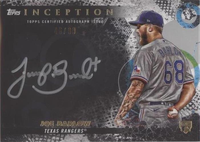 2022 Topps Inception - Inception Silver Signings Joe Barlow #ISS-JBA ...