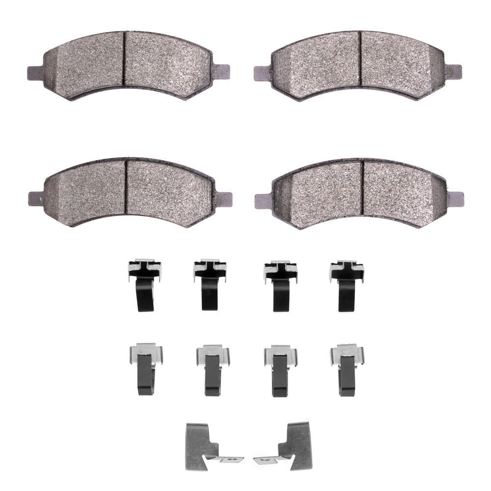 DFC 1214108401 Disc Pads and Brake Shoes - Disc Brake Pad Set, Front ...