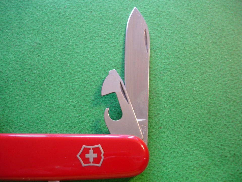 GENUINE VICTORINOX RED SPARTAN 91mm 14-FUNCTION SWISS ARMY KNIFE CLEAN ...