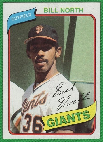 Bill North - 1980 Topps #408 - San Francisco Giants Baseball Card | eBay