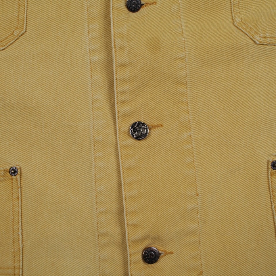 Phenom Jeans Chore Jacket M Mens Yellow Canvas Workwear Barn Coat Field ...