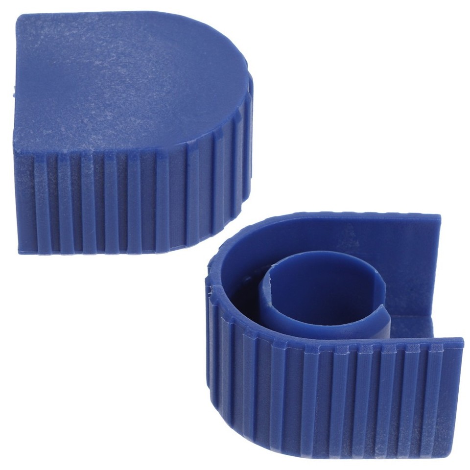 2 Pcs Thick Plastic Ladder Covers Extendable Top Accessories Caps ...