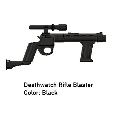DEATH WATCH Blaster Weapon for Minifigures -Pick Color!- Star Wars NEW ...