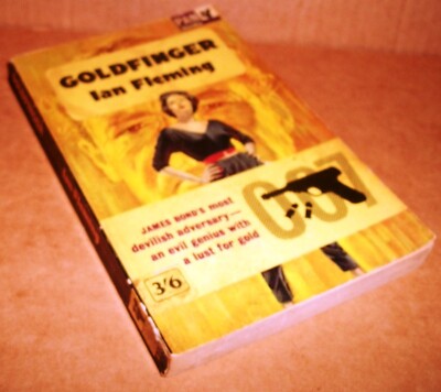 vtg Goldfinger Ian Fleming James Bond 007 Pan import X238 paperback 9th ...