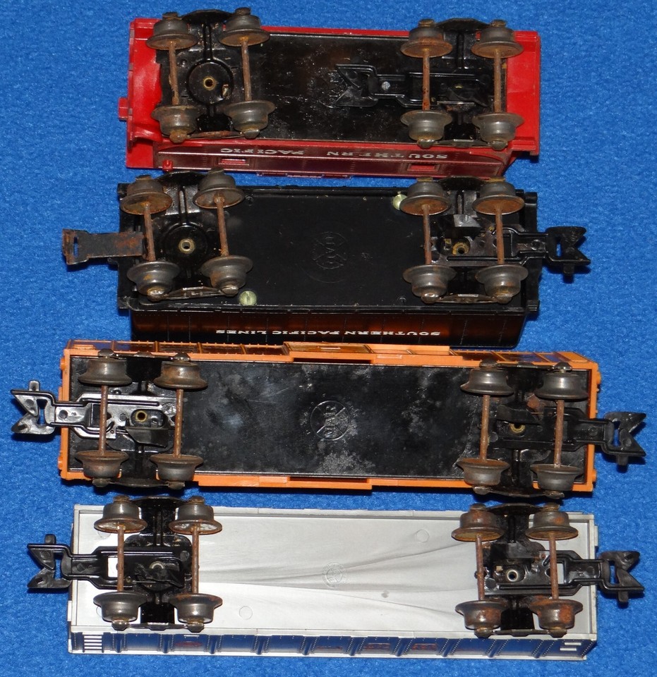 Vintage Marx Steam Engine # 400, Plus 8-Wheel Tender, Box Car, Gondola ...