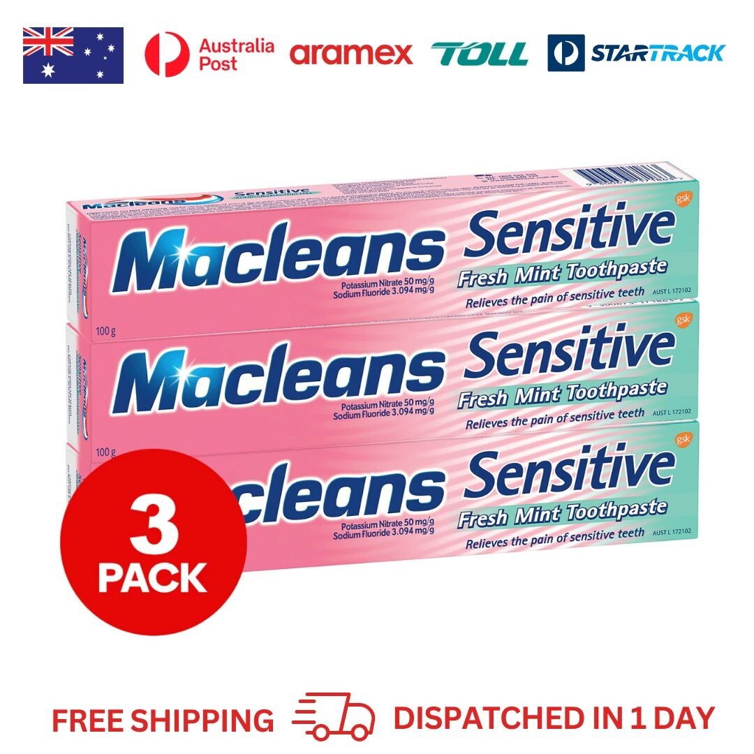 Macleans Sensitive Fresh Mint Toothpaste - 100g for sale online | eBay