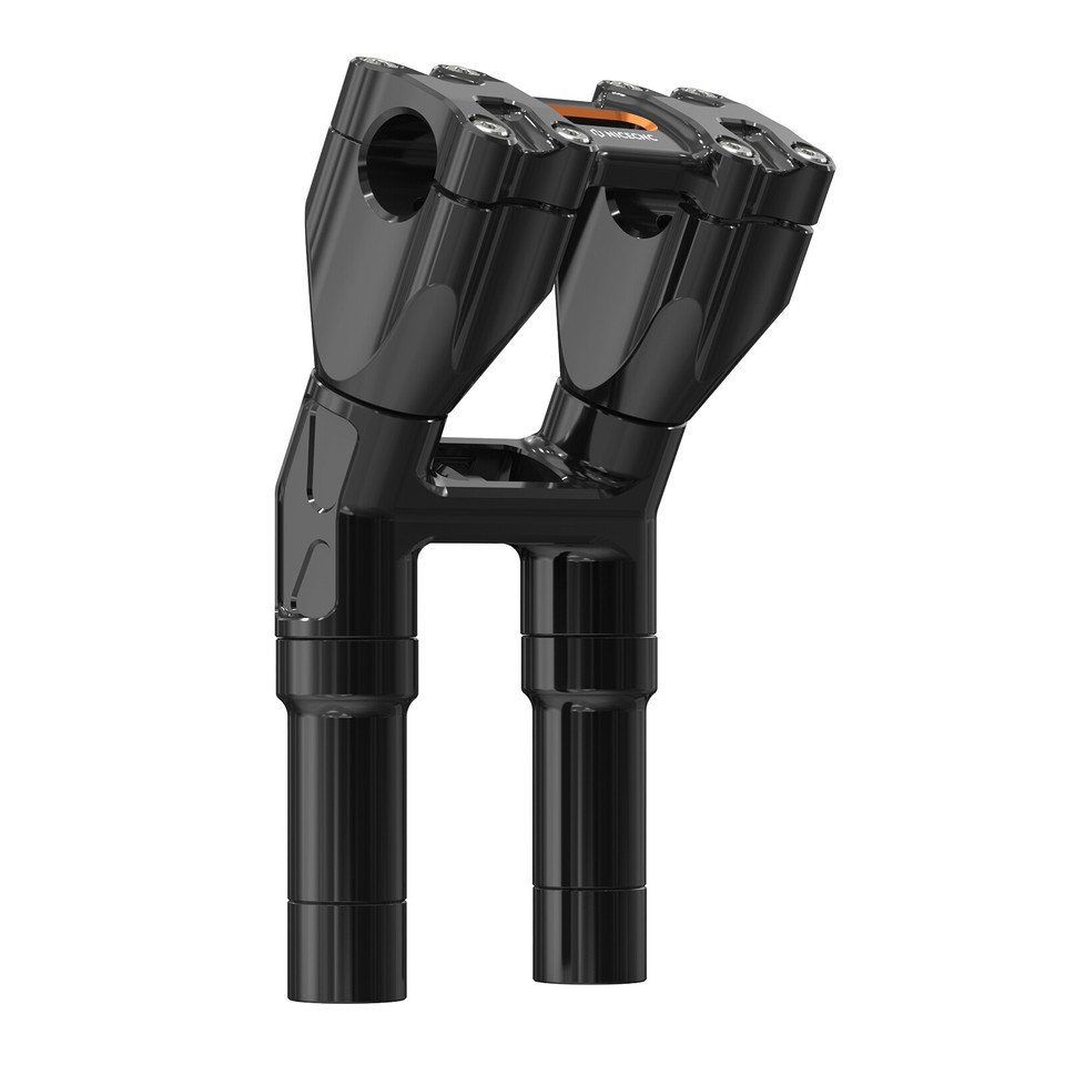 NICECNC Handlebar Risers Pullback Clamp for Harley Fat Boy FLSTF 2001 ...