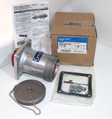⭐NEW IN BOX⭐ EATON CROUSE HINDS AR1048 100-Amp RECEPTACLE 100A 3W 4P ...