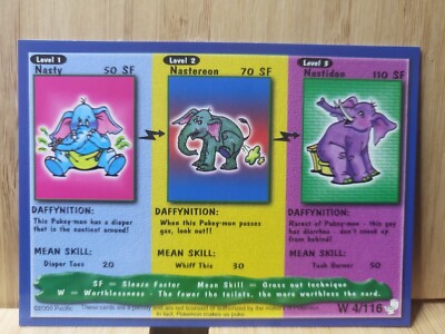 PUKEY-MON 🏆2000 Pacific #4 Trading Card🏆FREE POST | eBay Australia