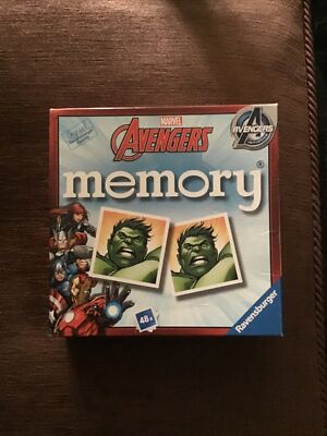 MARVEL AVENGERS MEMORY CARD GAME BIRTHDAY HOLIDAYS LEARNING | eBay ...
