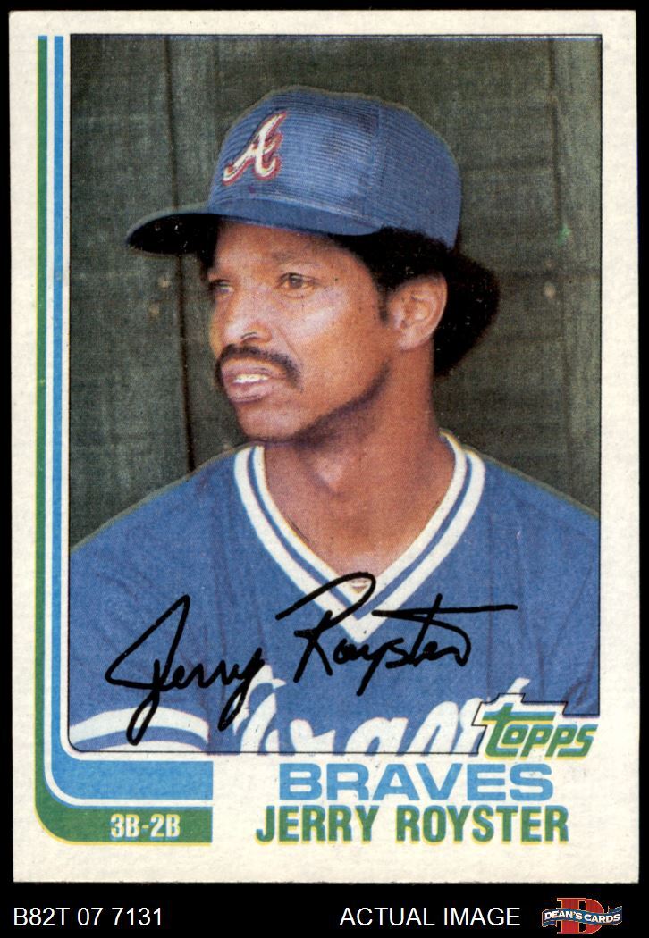 1982 Topps #608 Jerry Royster Braves 6 - EX/MT | eBay