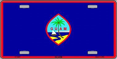 Guam Flag Metal Novelty License Plate Tag LP4022 | eBay